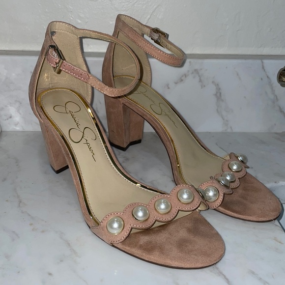 Jessica Simpson | Shoes | Jessica Simpson Pearl Heals | Poshmark